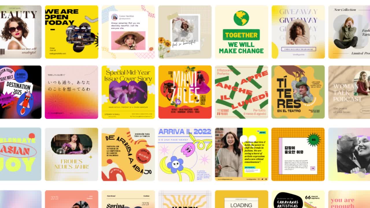 Canva Brand Hub - Choosing Templates