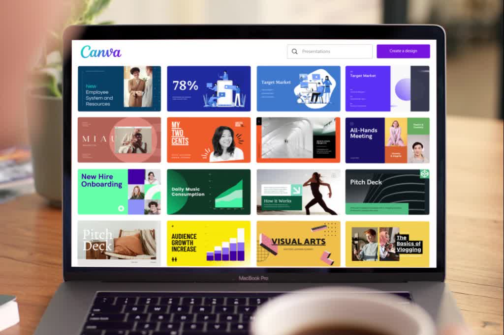 Canva Brand Hub - Choosing Templates